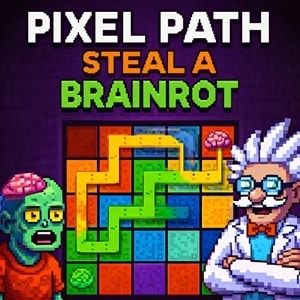 Pixel Path Steal a Brainrot Online 🔥 Logic Game - Play at Y9FreeGames