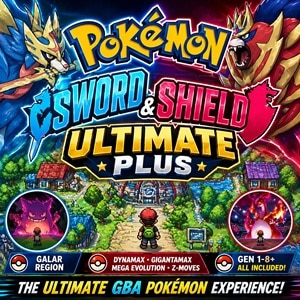 Pokemon Sword and Shield Ultimate Plus Online 🔥 GBA Game - Play at ...