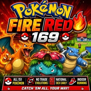 Pokemon Fire Red 169 Online 🔥 GBA Game - Play at Y9FreeGames