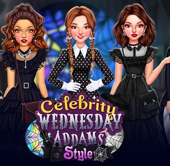 Celebrity Wednesday Addams Style Online 🔥 Wednesday Game - Play at ...
