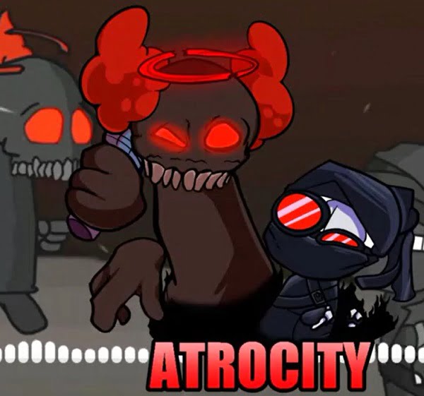 FNF Atrocity but Tricky VS Hank - Play FNF Mod Online