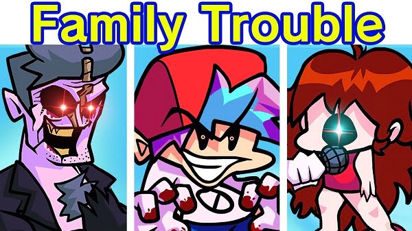 FNF Family Trouble (FNF Casts Sing Triple Trouble) Juego en línea 🔥 ...
