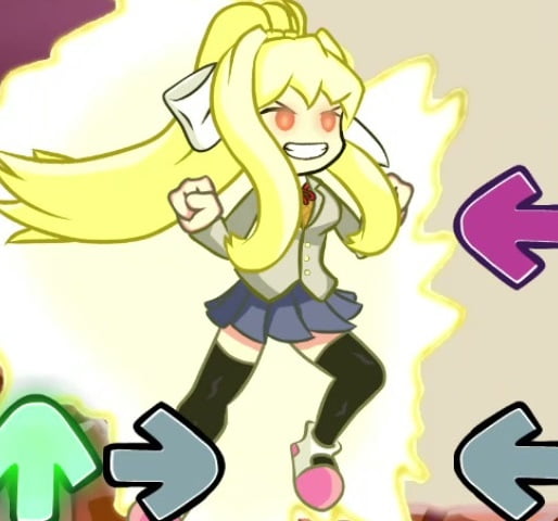 FNF: Lunatic (versión de Caos) pero la Saiyan Monika la canta - Juega ...