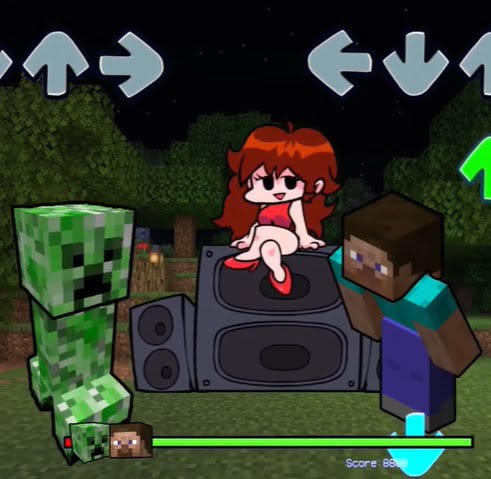 FNF: Minecraft Creeper vs Steve - Juega en línea y desbloqueado en ...