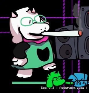 FNF: Ralsei with a Fat Blunt - Play FNF Mod Online