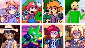 FNF: Roses Remix But Everyone Sings it - Play FNF Mod Online