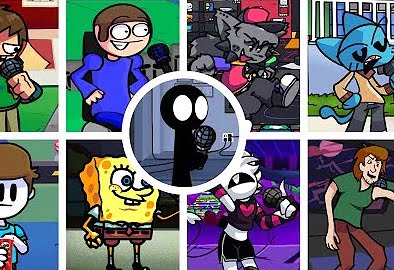 FNF é sério, mas todo mundo canta online 🔥 Jogo de mods FNF - Jogue no ...