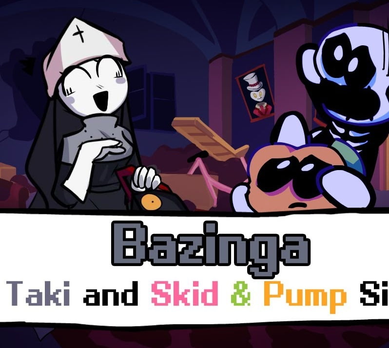 FNF: Skid & Pump and Taki Sings Crucify - Play FNF Mod Online