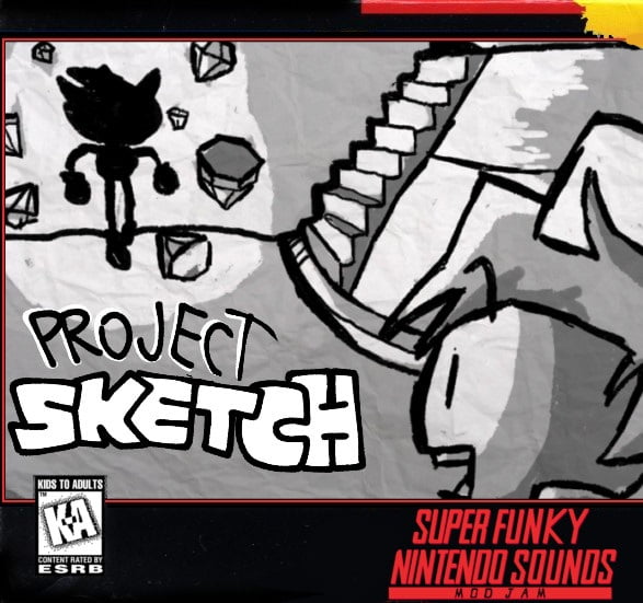 FNF Sonic Freehand – Project Sketch - Play FNF Mod Online