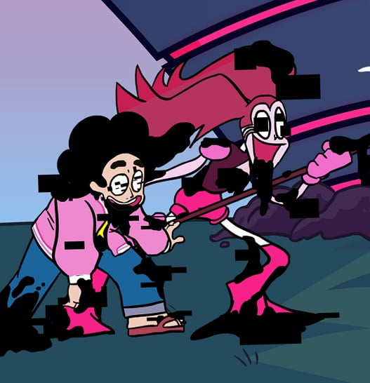 FNF X Pibby Corrupted Steven Universe - Play FNF Mod Online