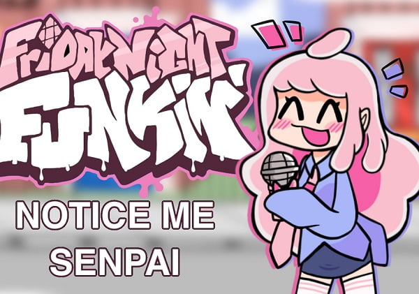 FNF vs Cloud (Observe-me, Senpai) - Jogue FNF Mod Online