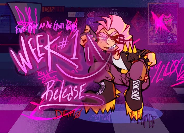 FNF vs Cyclops (El ascenso de los punks góticos) - Juega FNF Mod en línea