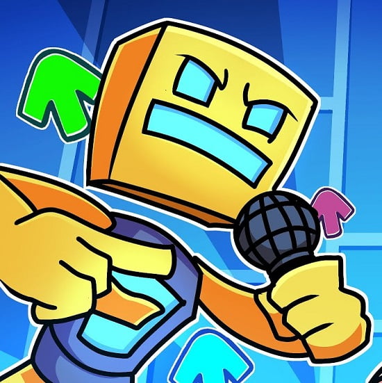 FNF vs Geometry Dash - Play FNF Mod Online