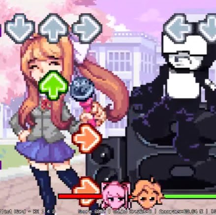 FNF vs Monika (Senpai Edition) - Monika and Senpai Mod - Play Game Online & Unblocked at ...