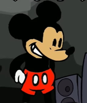 FNF vs. Suicide Mouse.AVI con color - Juega FNF Mod en línea