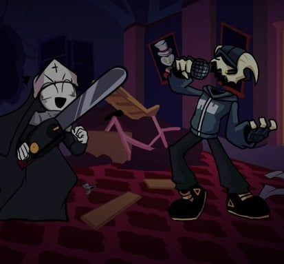 FNF: Tabi and Taki Sing Crucify - Play FNF Mod Online