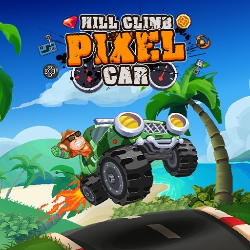 Hill Climb Pixel Car Online 🔥 Racing Game - Play at Y9FreeGames