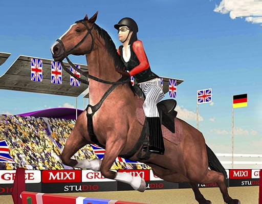 Horse Jumping Show 3D Online 🔥 Adventure Game - Play at Y9FreeGames