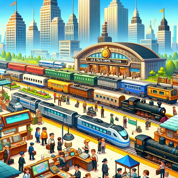 Idle Train Empire Tycoon Online 🔥 Train Game - Play at Y9FreeGames