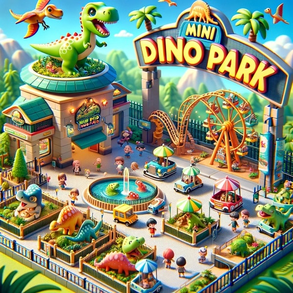 Mini Dino Park Online 🔥 Dinosaur Game - Play at Y9FreeGames