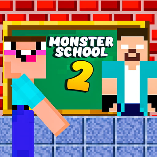 Monster School Challenge 2 Online 🔥 Minecraft Game - Play at Y9FreeGames