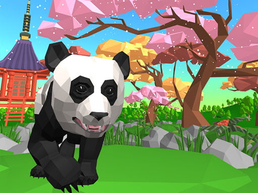 Pandasimulator 3D🕹️️ Speel dierenspellen online