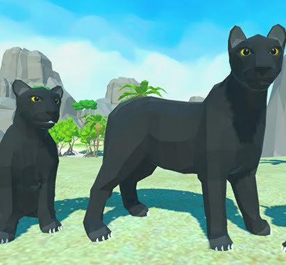 Panther Family Simulator Online 🔥 Animal Game - Play at Y9FreeGames