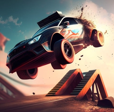 Ramp Car Jumping Online 🔥 Driving Game - Play at Y9FreeGames