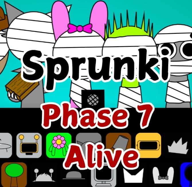 Sprunki Fase 7 Alive ️‍🔥 Spill Incredibox Mod på nett