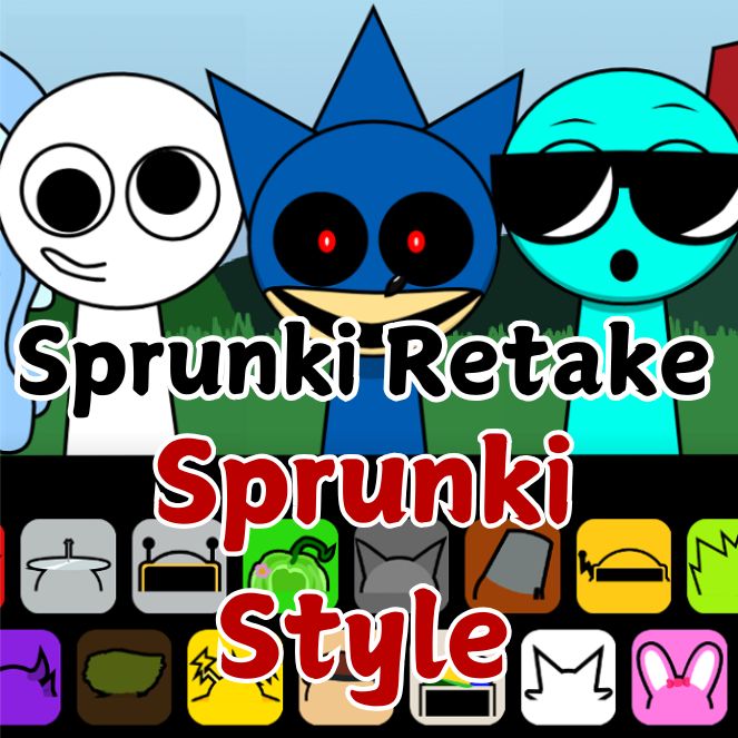 Sprunki Retake But Sprunki Style - Incredibox Sprunki Mod