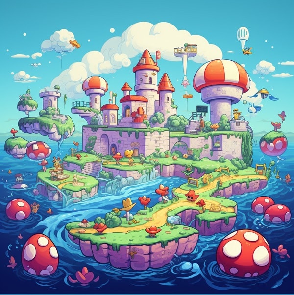 Super Mario Dream World Online 🔥 Mario Game - Play at Y9FreeGames