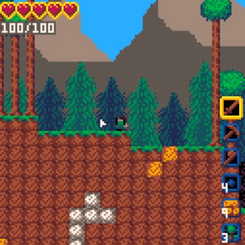 Terra – A Terraria Demake🔥 Грайте в Інтернет - y9freegames.com