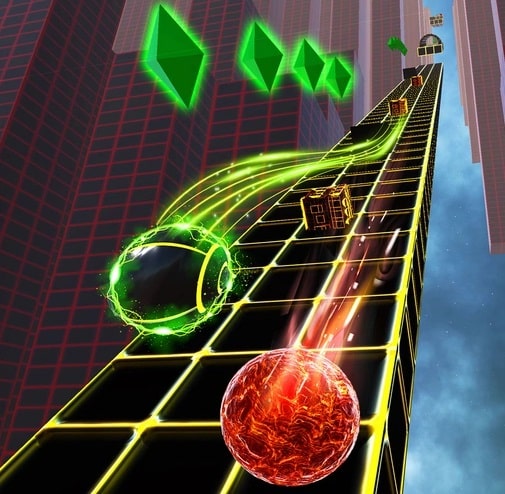 Two Ball 3D: Dark Online 🔥 2 Player Game - Play at Y9FreeGames